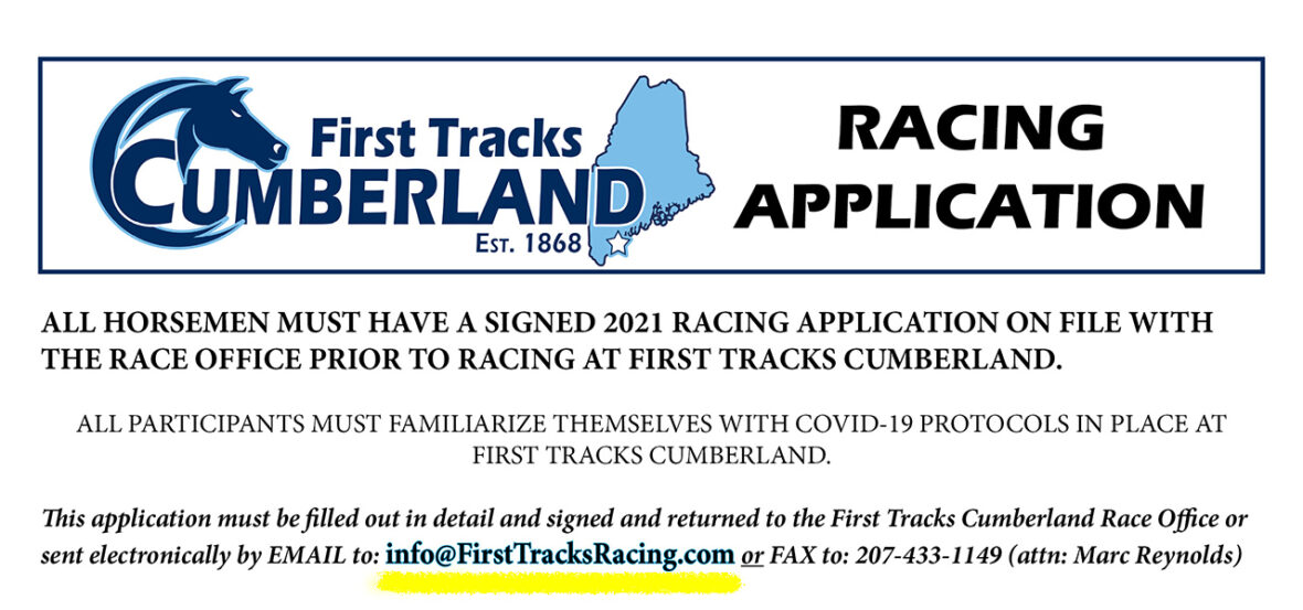 Racing Application – First Tracks Cumberland